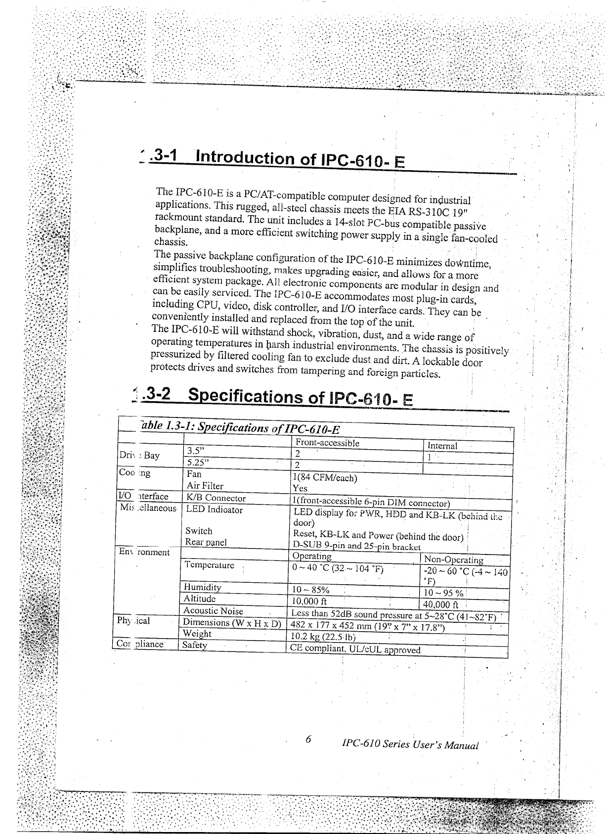 IP-610 Series Manual Datasheet by Advantech Corp | Digi-Key Electronics